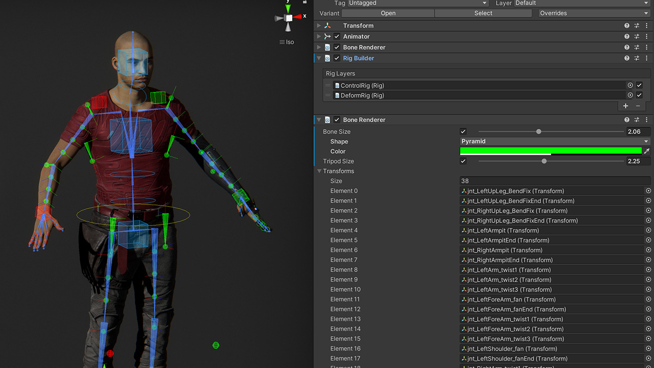 Animation Rigging package verified